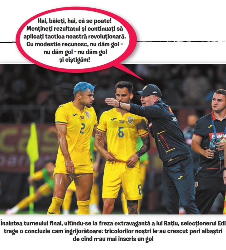 Europa să ne pupe! Dăm un gol, ieșim din grupe! - Caţavencii